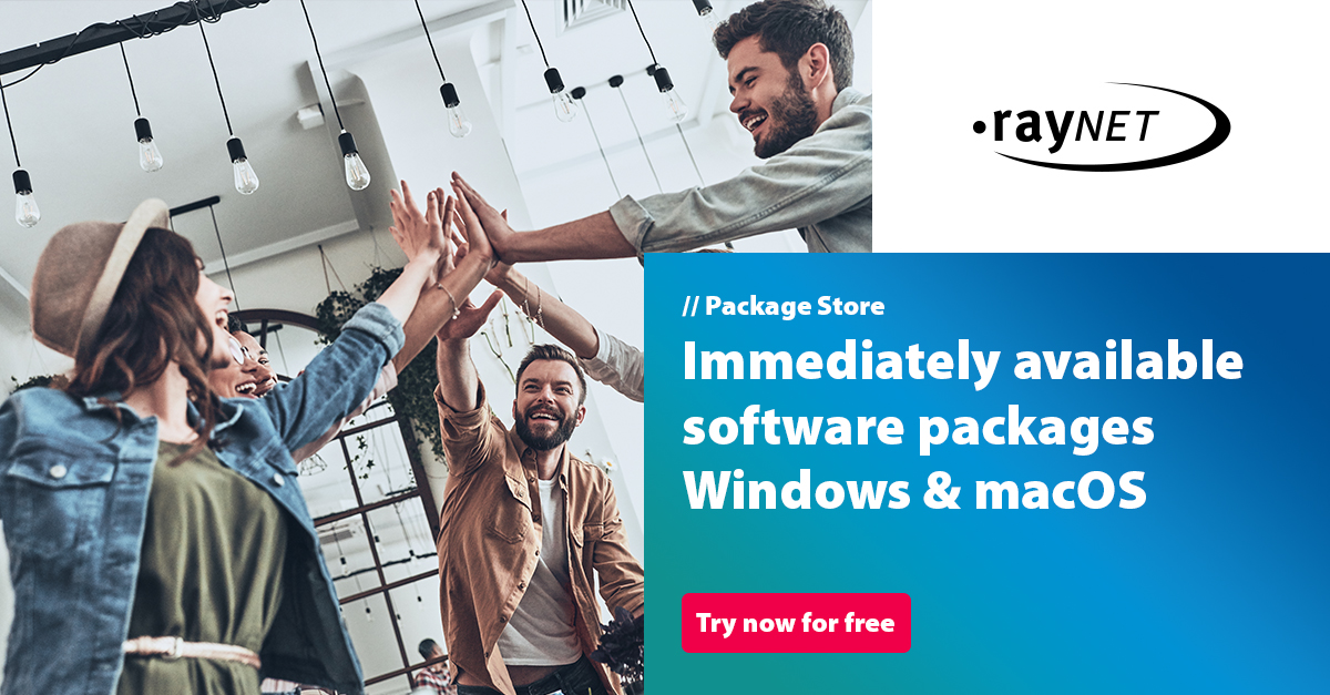 Raynet Package Store: Ready-to-Use Software Packages