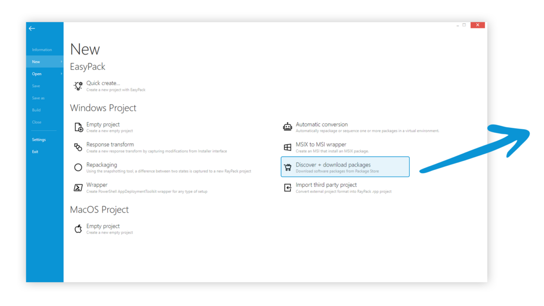 Raynet Package Store: Ready-to-Use Software Packages