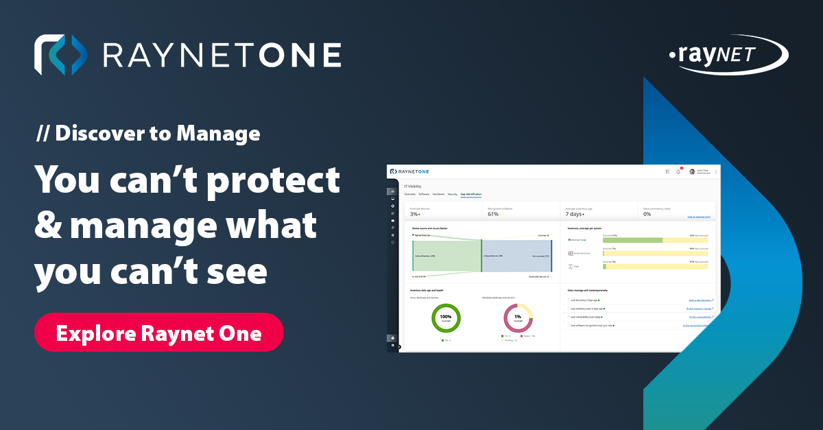 True IT Asset Visibility with Raynet One | Platform Tour